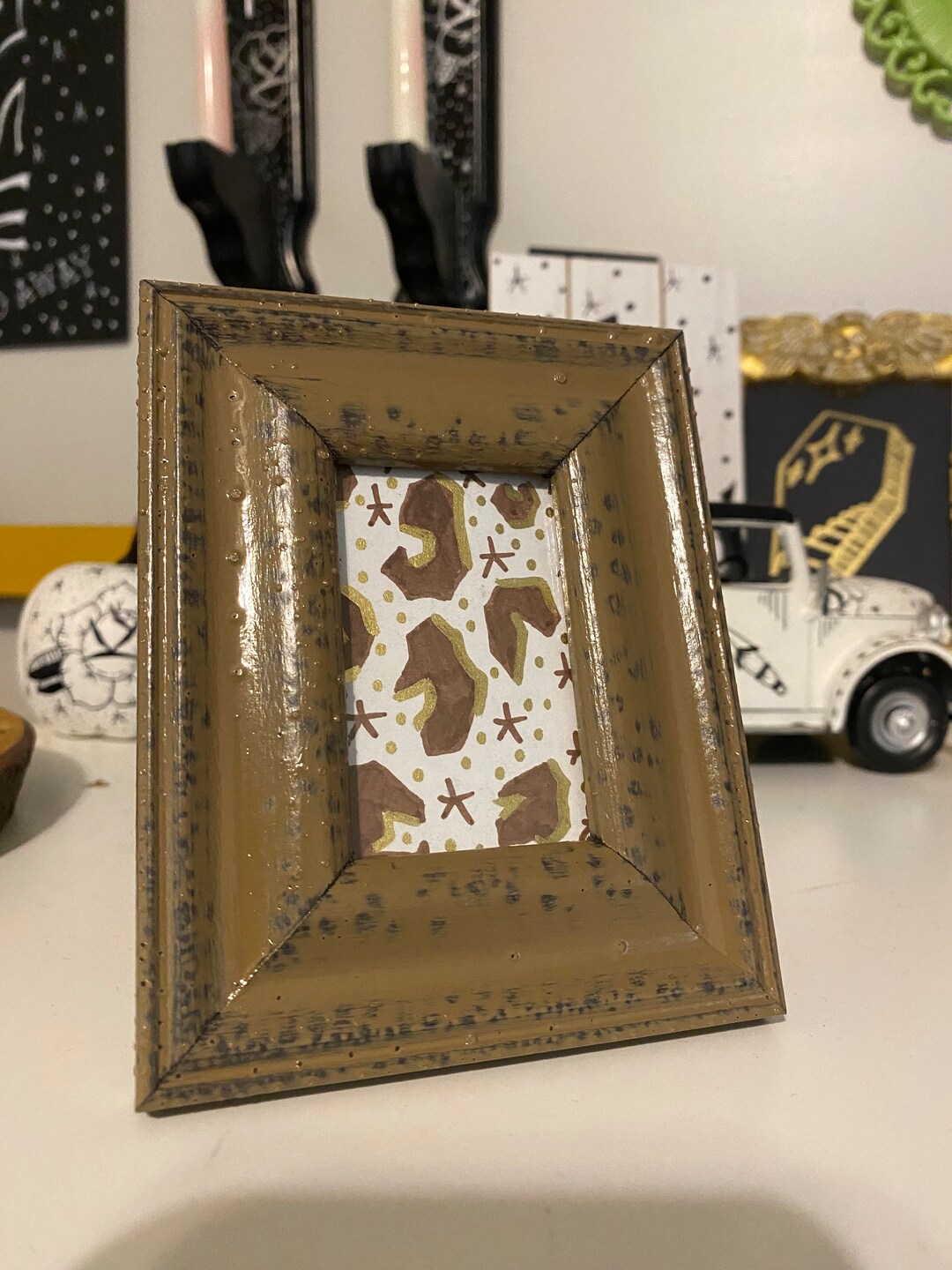 Cheetah Frame and Picture - Etsy