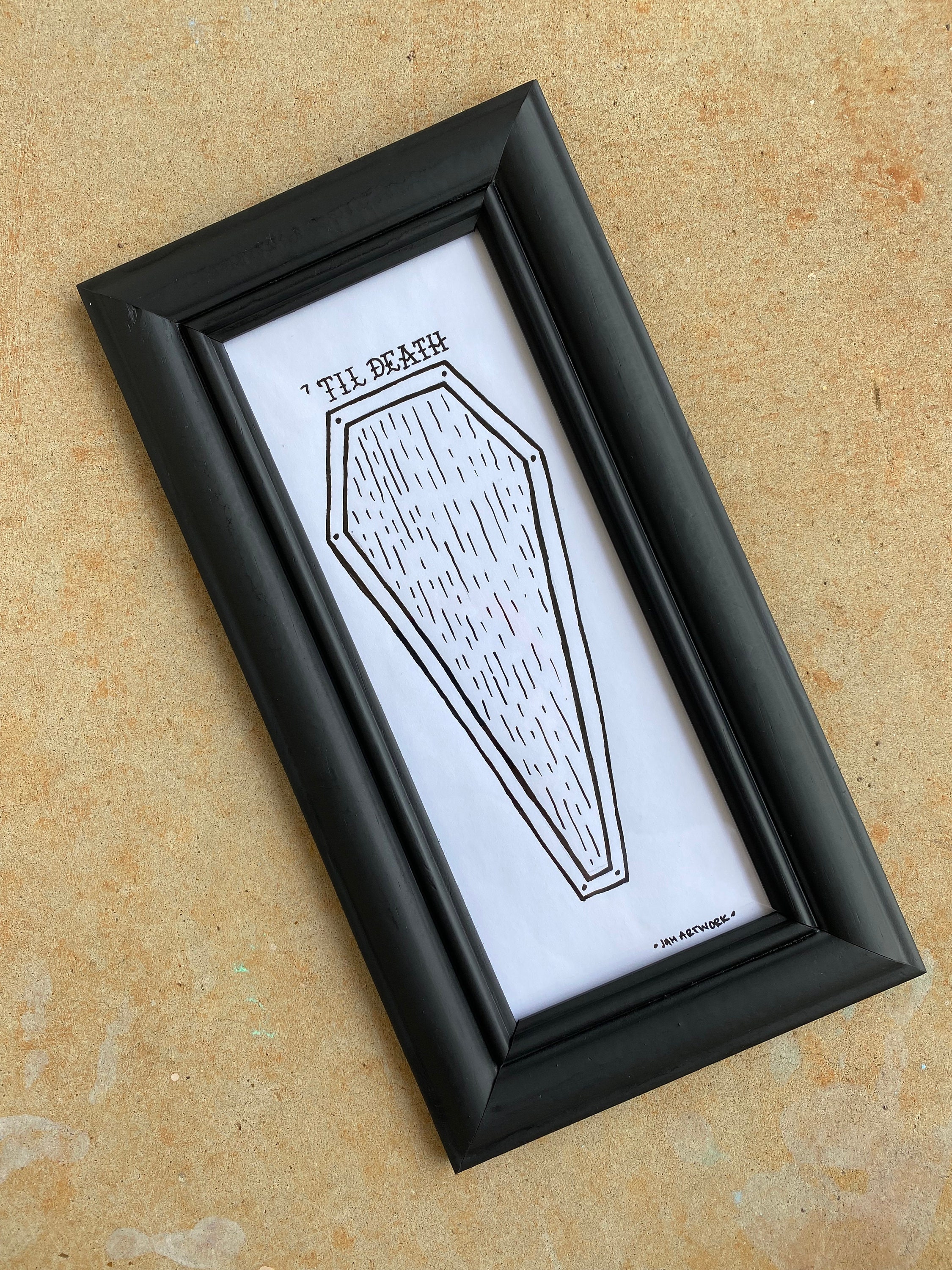 Custom Casket Picture and Frame - Etsy