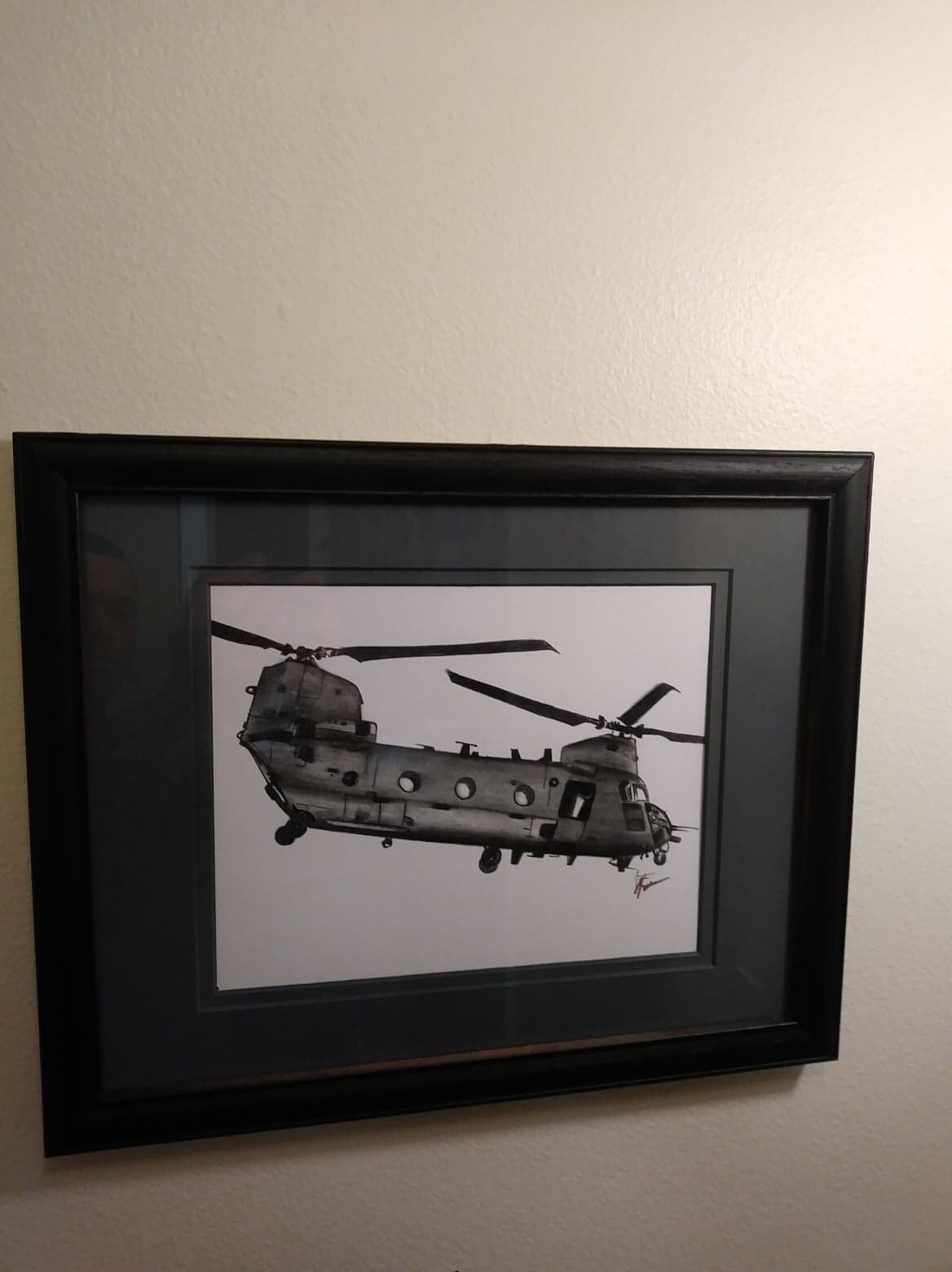 Chinook Helicopter Drawing