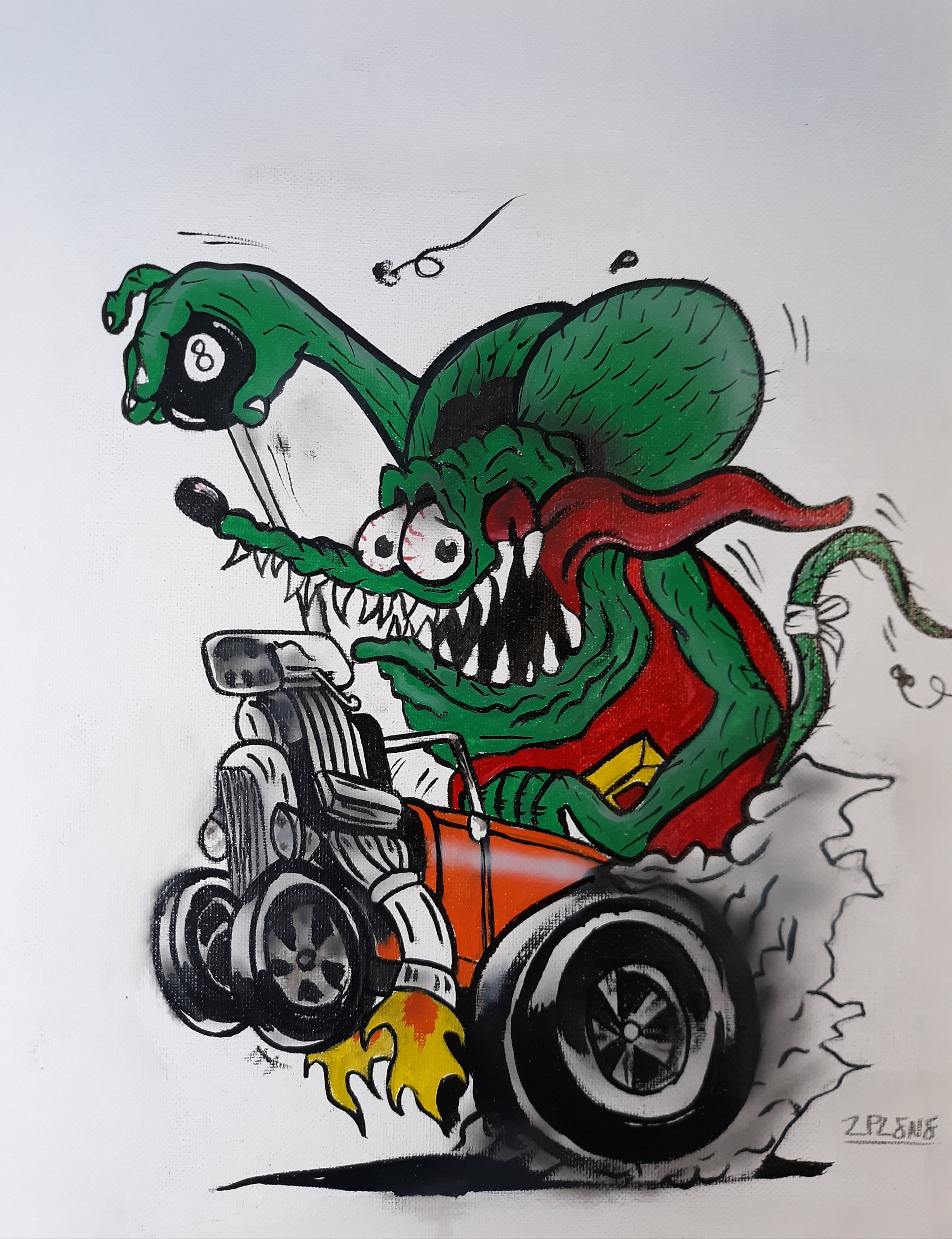 Hot Rod Rat fink | Etsy