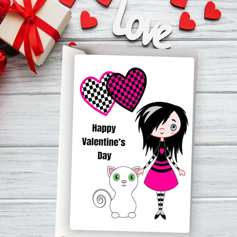 Emo Valentine - Etsy