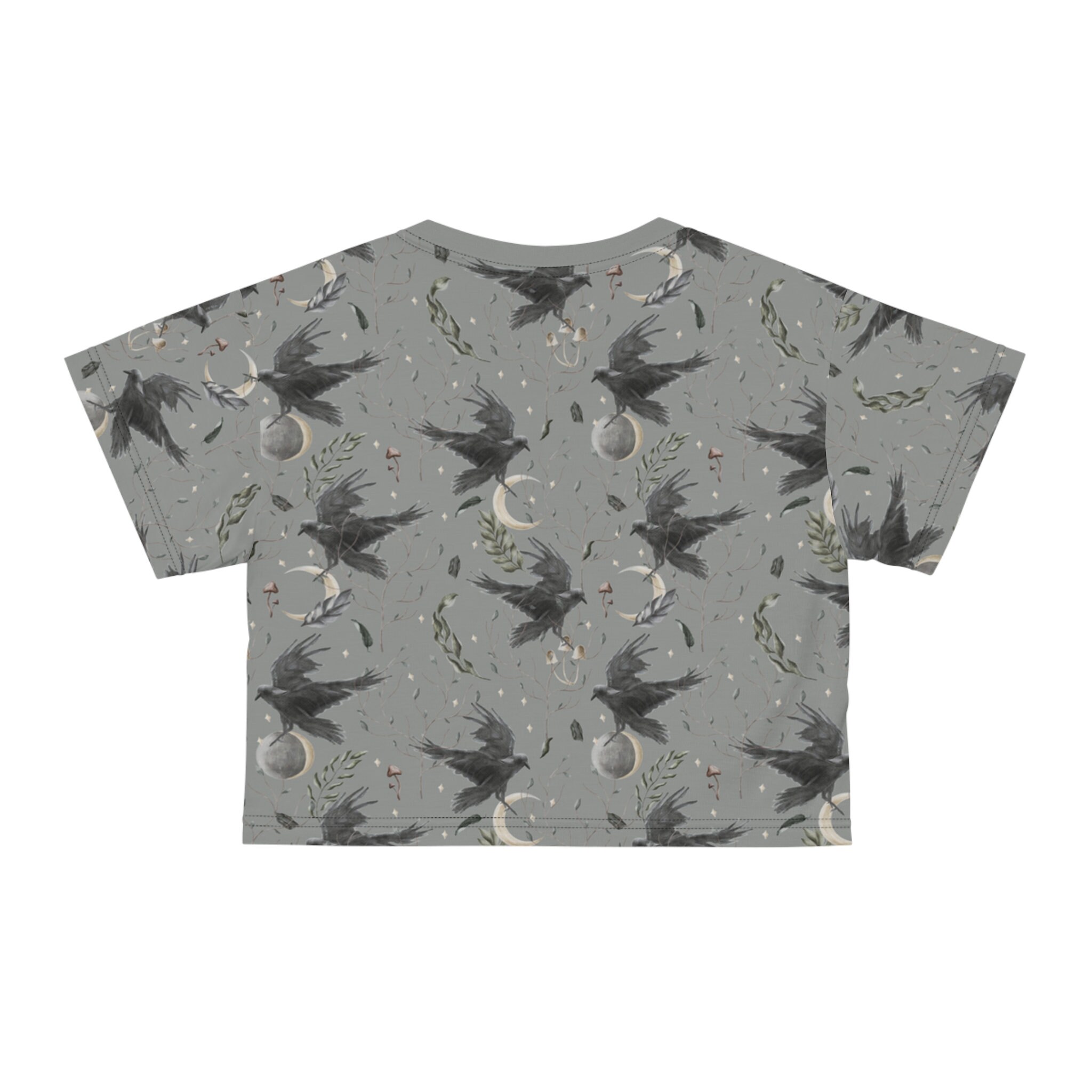 Goth Crop Tops for Teens Ravencore Raven Shirt Witchy Gifts - Etsy