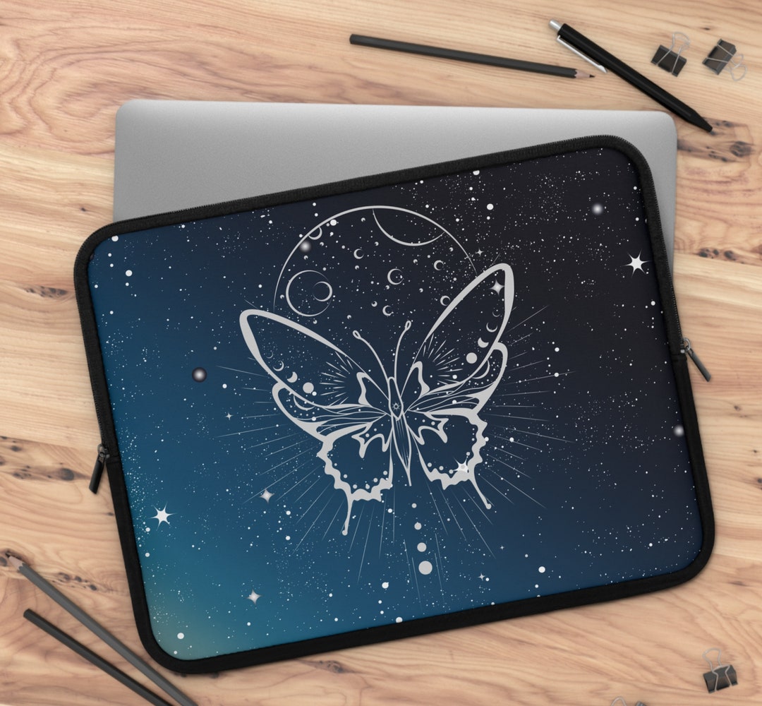 Stardust Night Sky Laptop Sleeve, 15 Inch MacBook Pro Case, Unique Moth ...