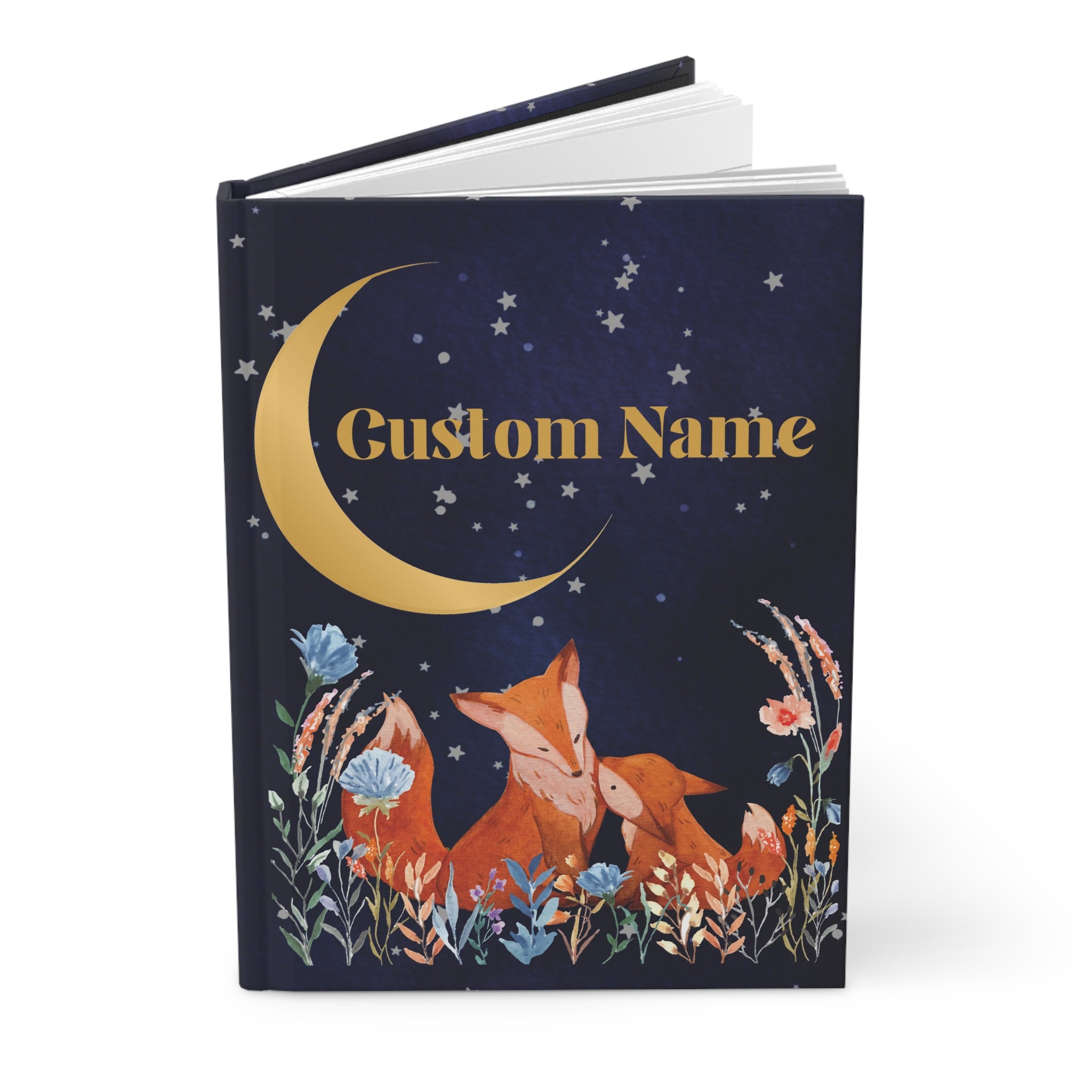 Personalized Fox Journal for Women Fox Gifts for Her - Etsy