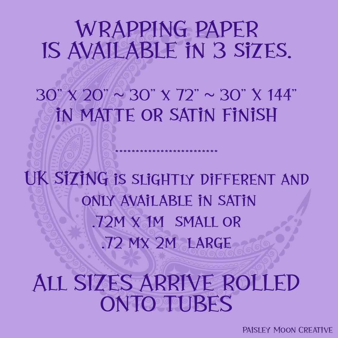 Cute Character Style Sun and Moon Wrapping Paper for Birthday Gifts ...