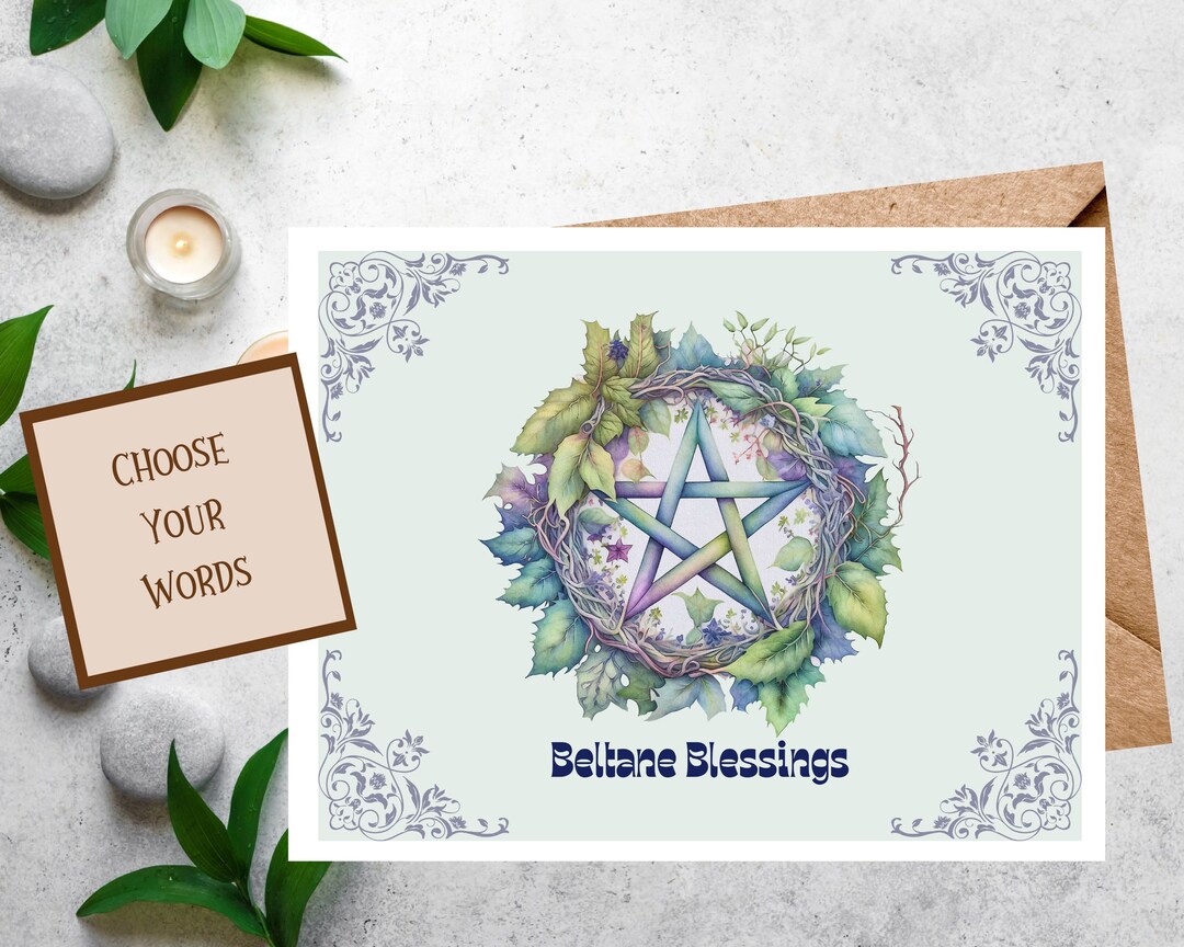 Beltane Greeting Card, Pagan Wiccan Wheel of the Year Notecard Set BL002 - Etsy
