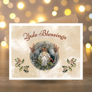 Yule Blessings Card Set, Winter Solstice Pagan Greeting Card, WS015 - Etsy