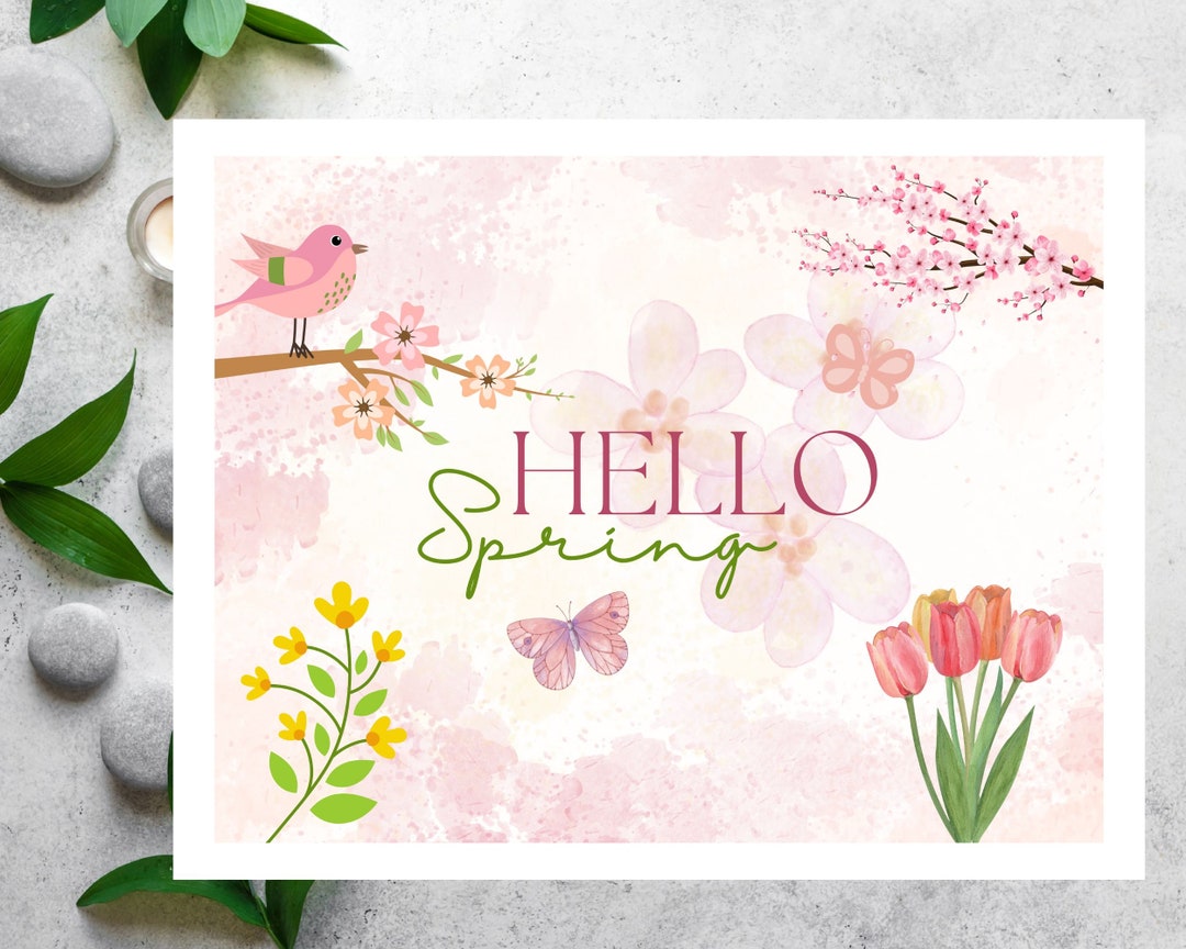 Spring Equinox Handmade Greeting Card Set, Spring is Here, Nature Lover ...