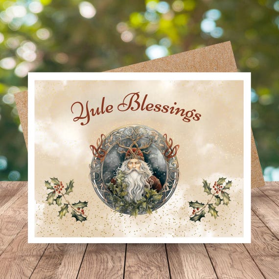 Yule Blessings Card