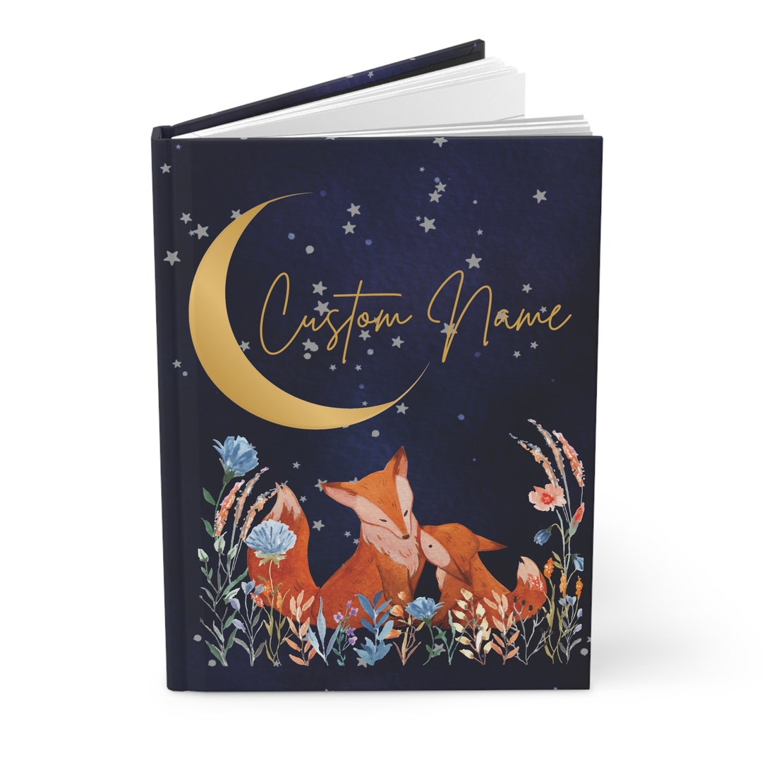 Personalized Fox Journal for Women, Fox Gifts for Her, Christmas Gifts ...