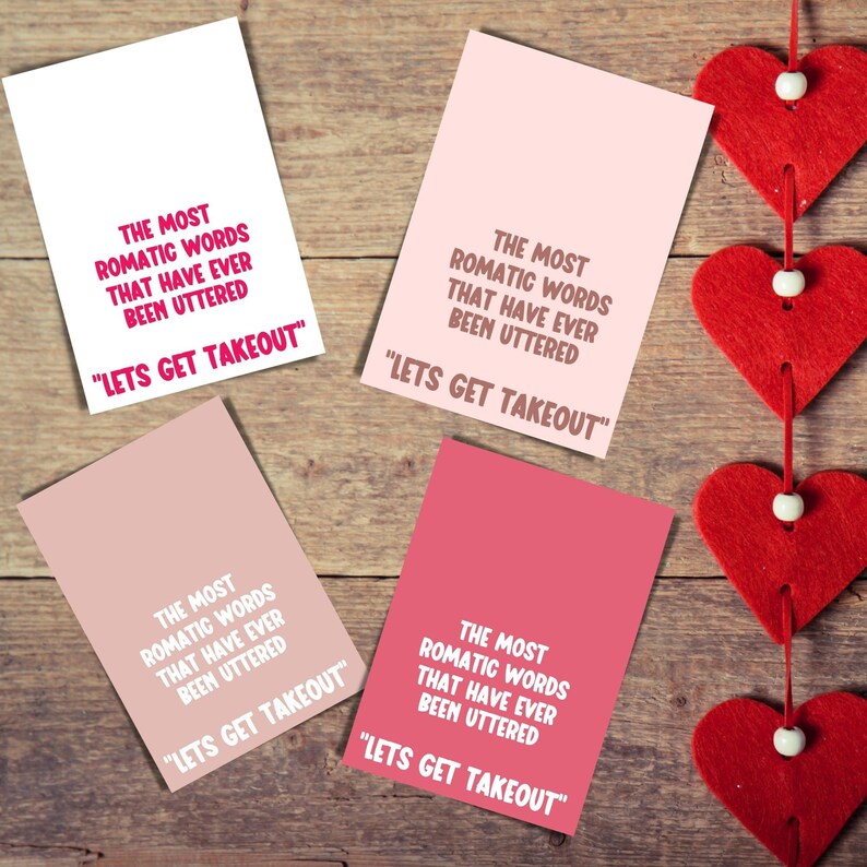 Simple Valentines Day Printable Card - Etsy