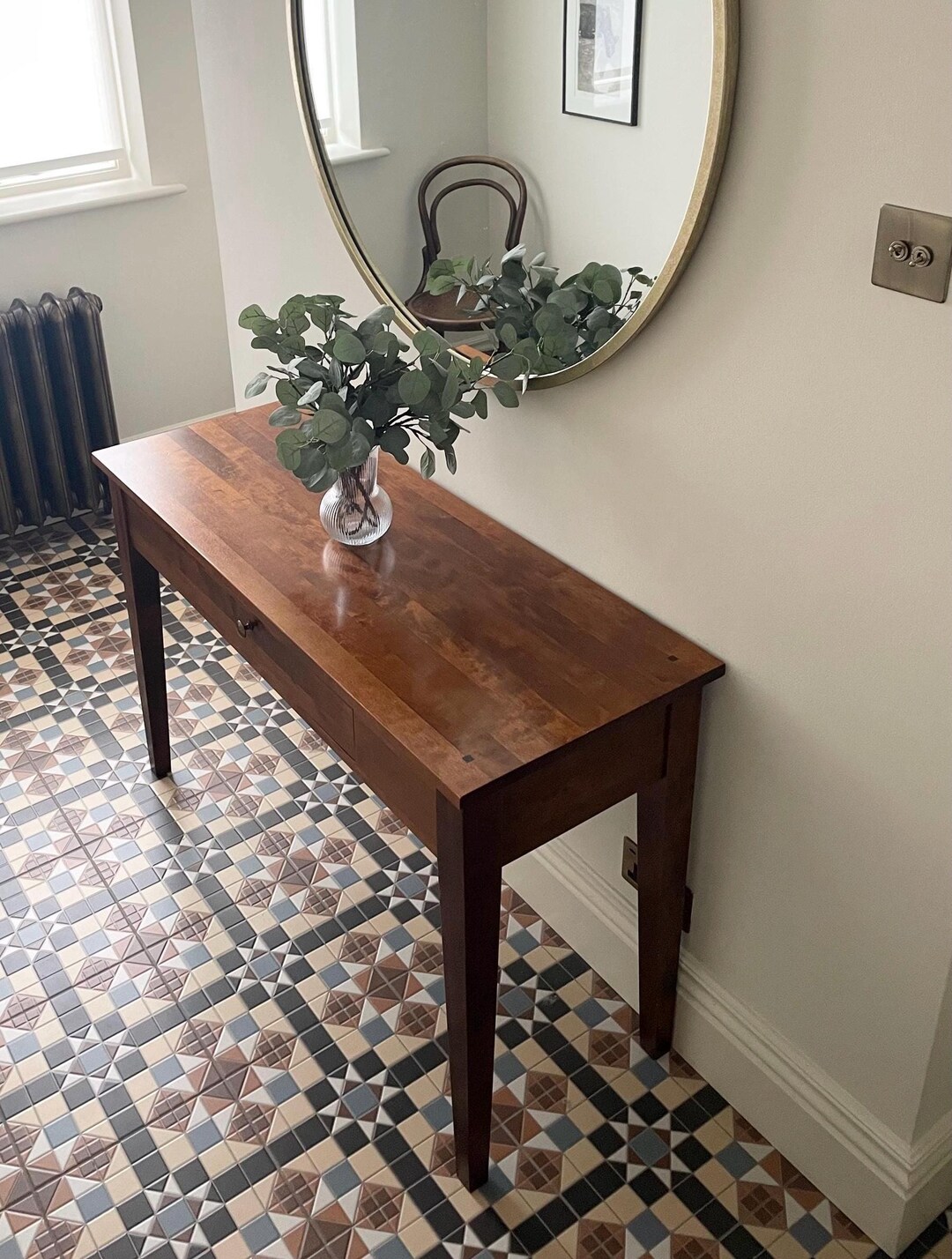 Stunning Chestnut Solid Wood John Lewis Console Hall Table W/ Shelf - Etsy
