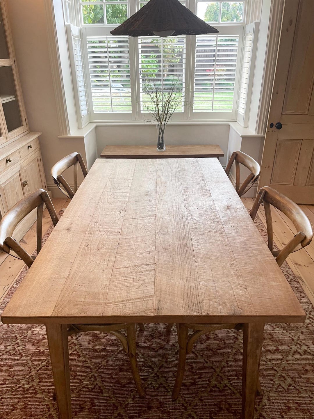 DINING TABLE - Lombok Rustic Colonial Indonesian Solid Washed Light ...