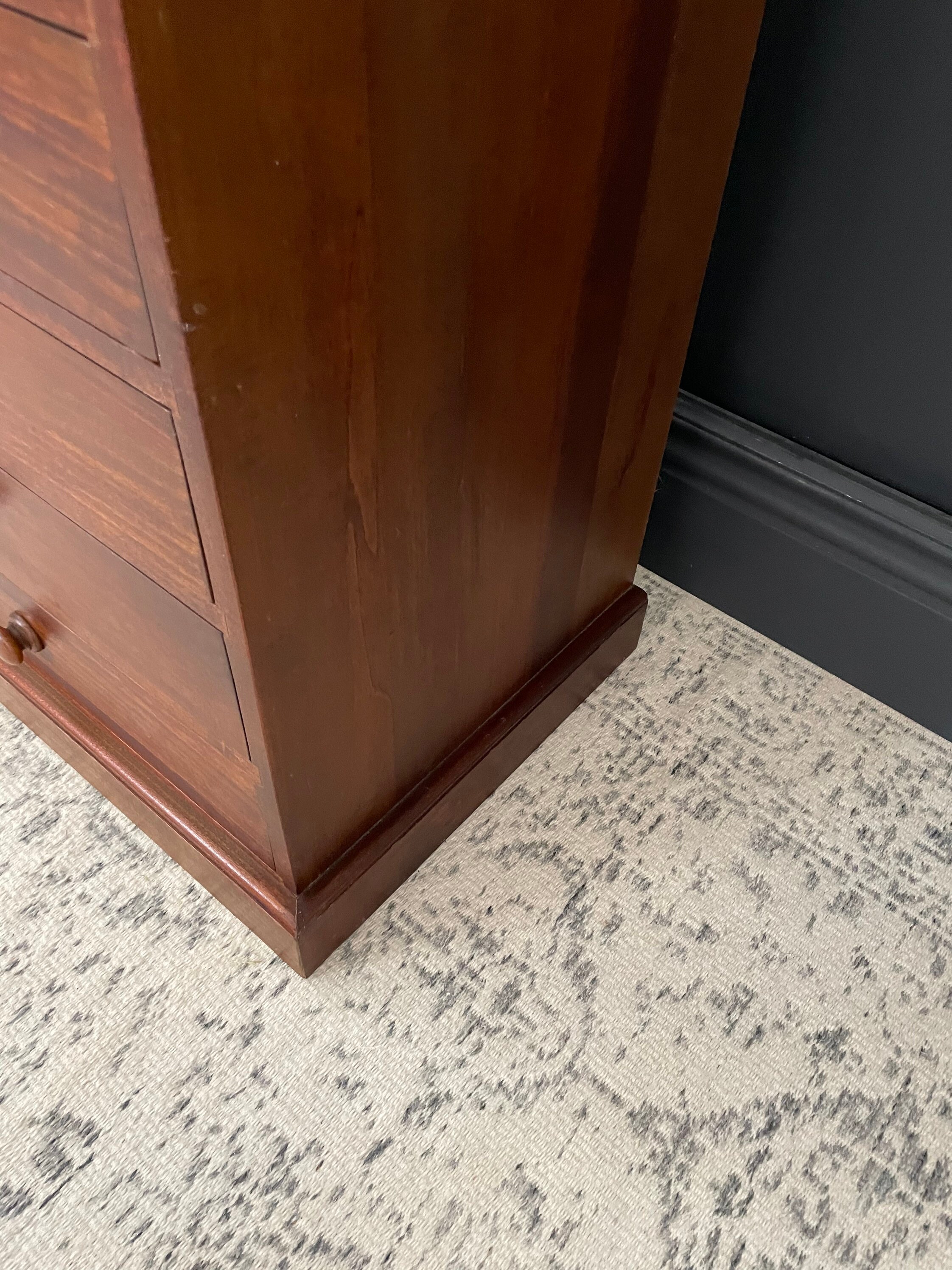 TALLBOY - Small Compact Solid Wood Drawers 6 Drawers - DELIVERY ...