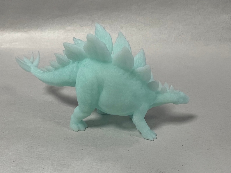 Printerra Studios 3D Printed Dinosaur Stegosaurus Mini Figure for ...