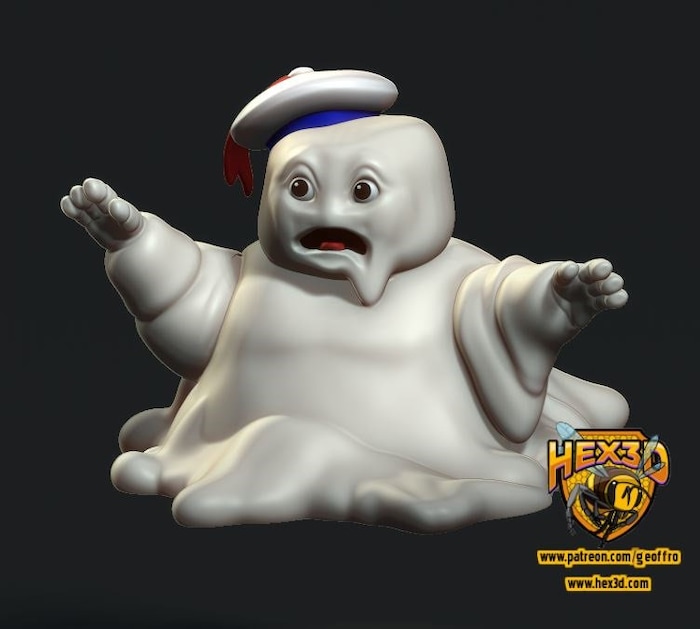 Stay Puft 3d Print - Etsy