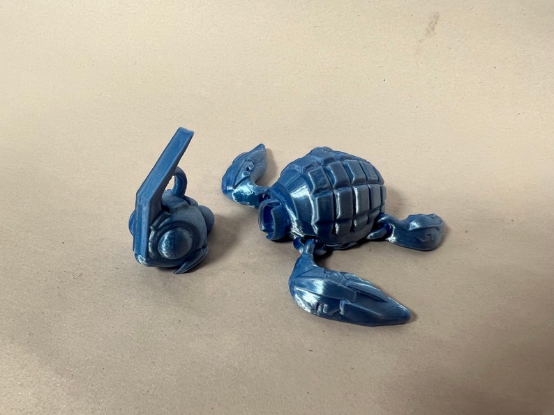 Cinderwing3d 3D Printed Articulated Mini Grenurtle Grenade Turtle ...