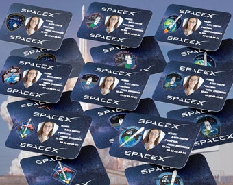 Customizable Novelty nasa id Badge Space Cadet SpaceX | Etsy