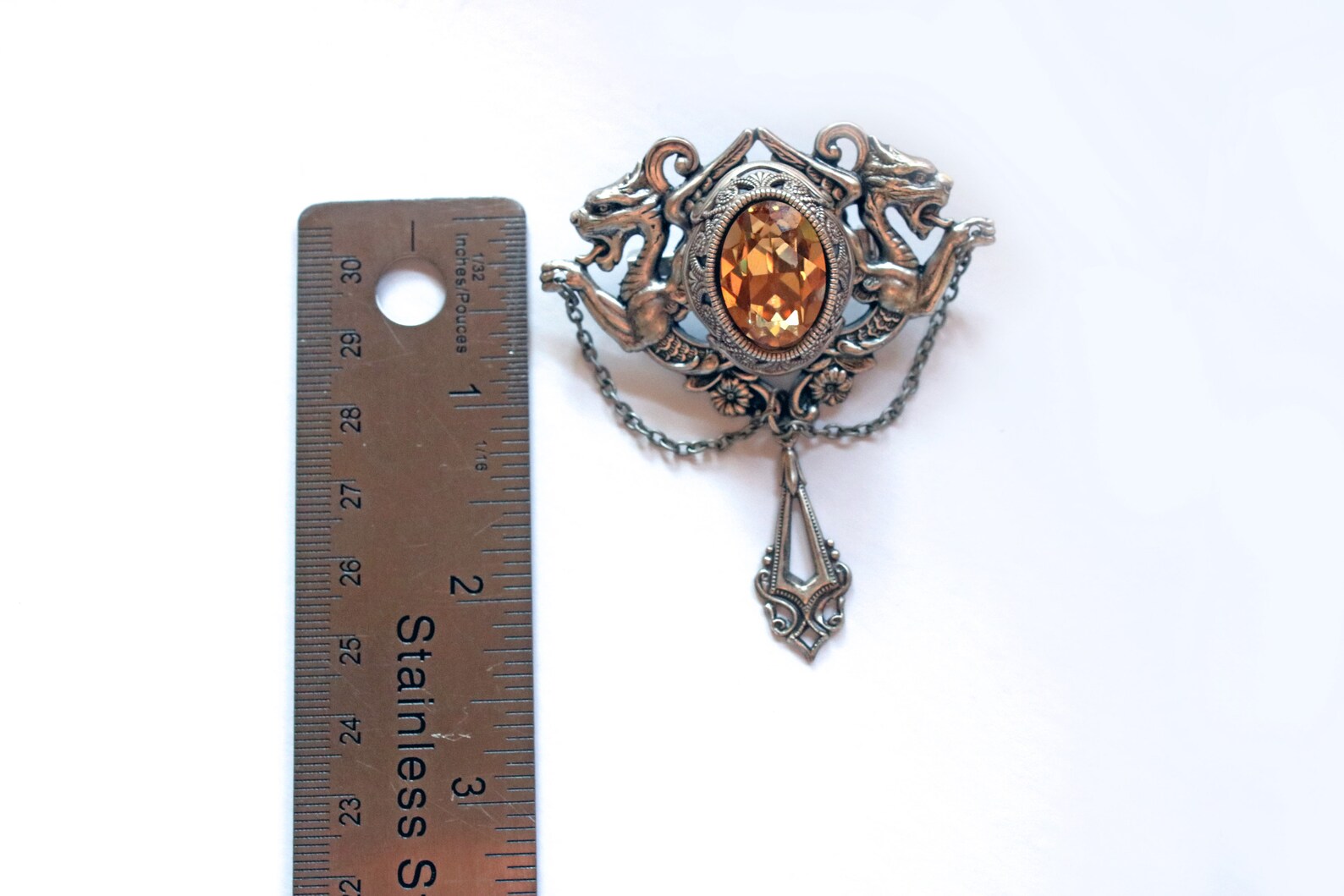 Dragon Pin , Dragon Brooch , Cloak Pin , Medieval Scarf Pin ...