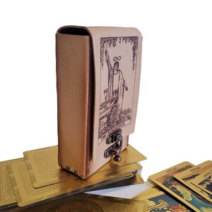 Tarot Card Holder, Tarot Deck Box, Handmade Tarot Bag for Tarot Cards ...