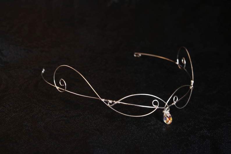 ELVISH CIRCLET silver Headpiece-dif COLORS Availableelven - Etsy Canada