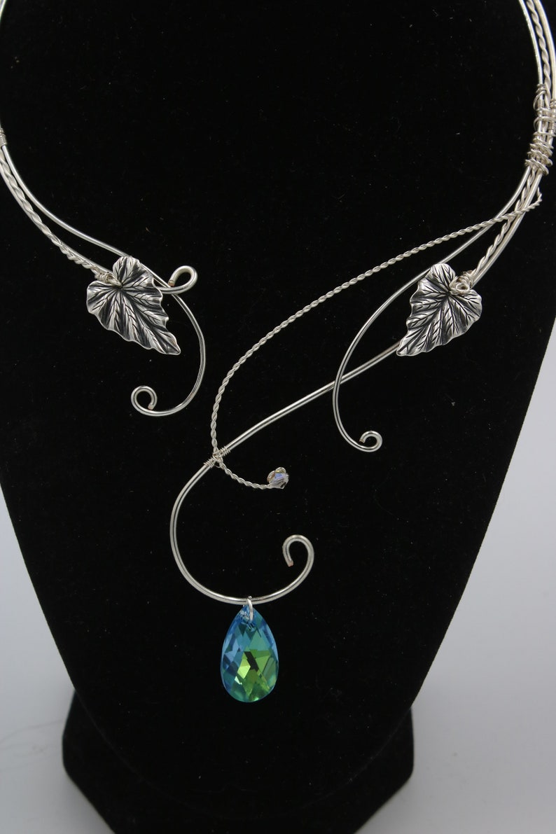 ELVEN JEWELRY elven necklace fairy jewelry silver elvish | Etsy