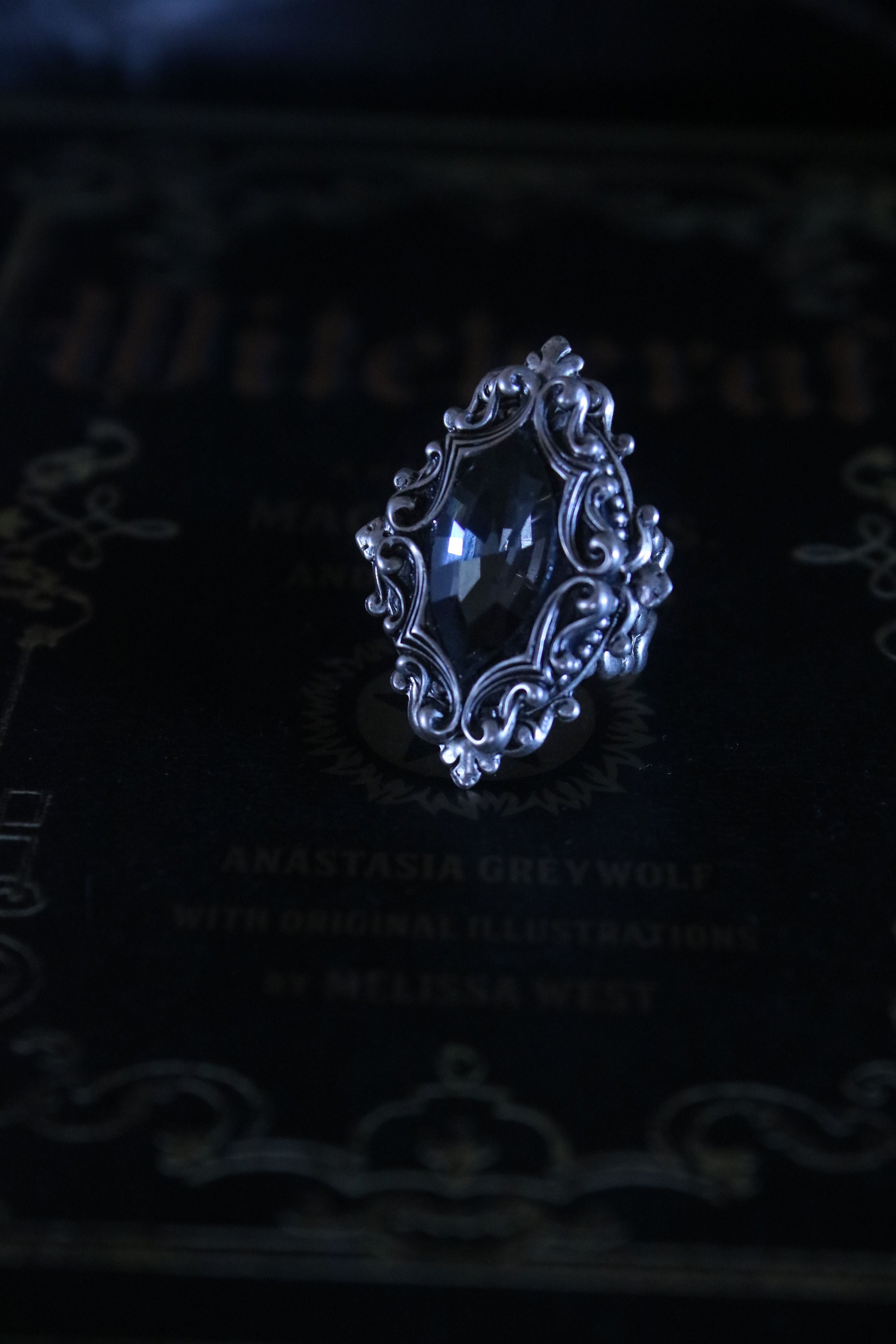 Goth Ring Gothic Ring Vampire Ring Witchy Ring Ornate | Etsy Canada