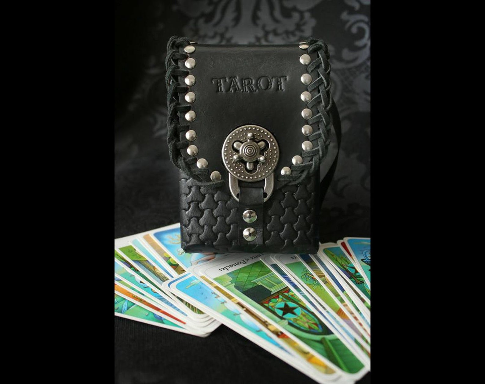 Leather Tarot Card Case, Tarot Deck Box, Tarot Card Box, Tarot Card ...