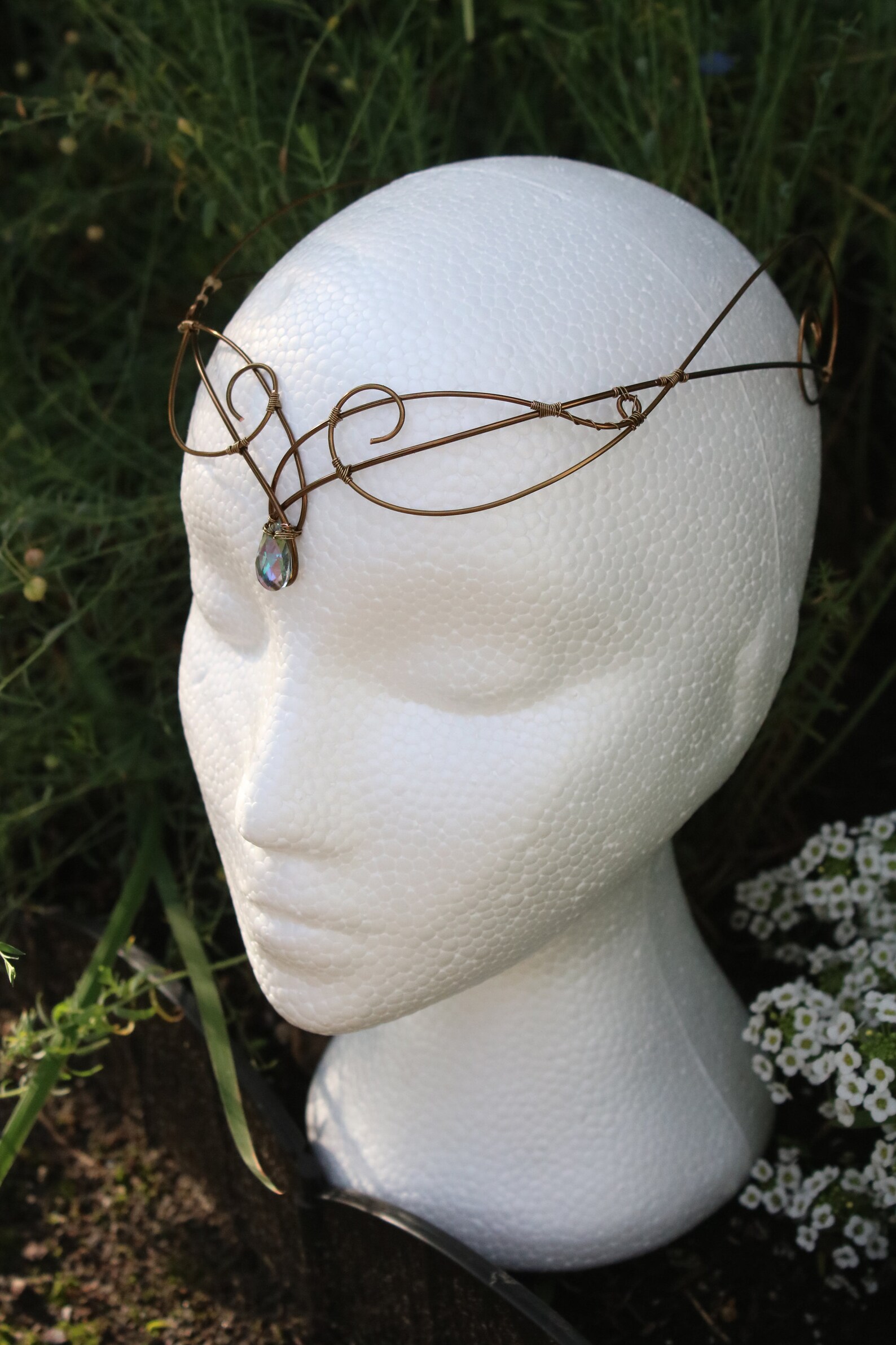 Elven CIRCLET, Elvish Headpiece, Elven Tiara, Elven Crown, Festival ...