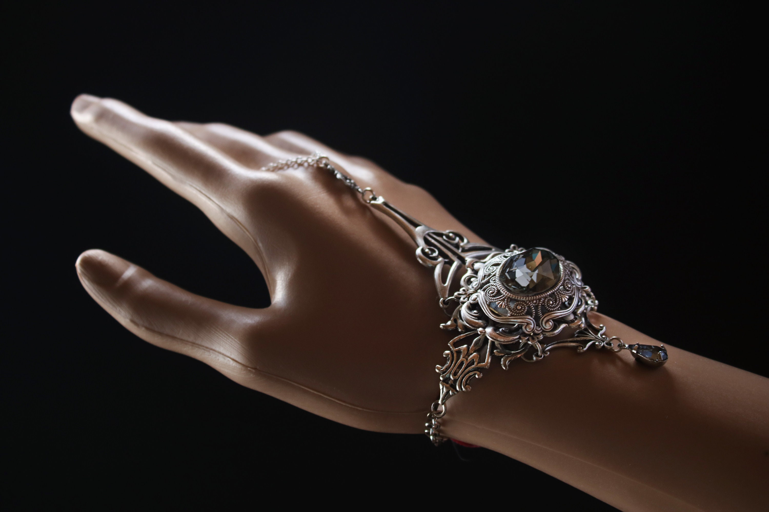 Slave Bracelet , Gothic Bracelet , Gothic Victorian Bracelet , Ornate ...