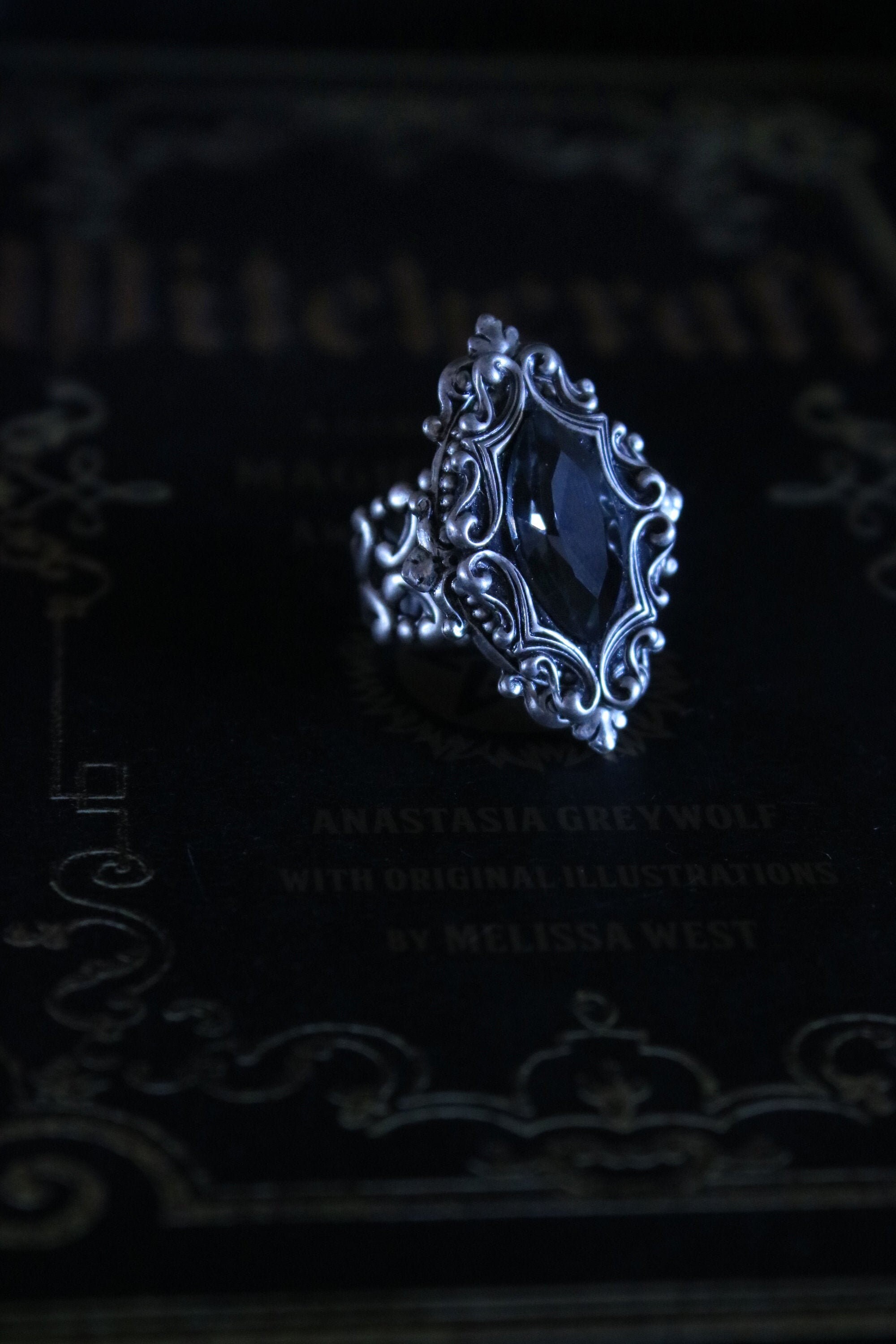 Goth Ring Gothic Ring Vampire Ring Witchy Ring Ornate | Etsy Canada