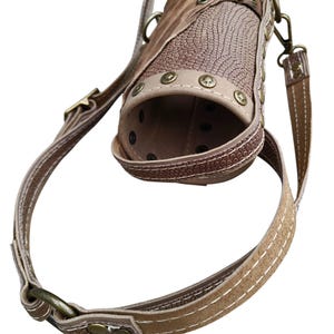 Leather Water Bottle Holder, Dystopian Water Bottle Carrier, Post ...