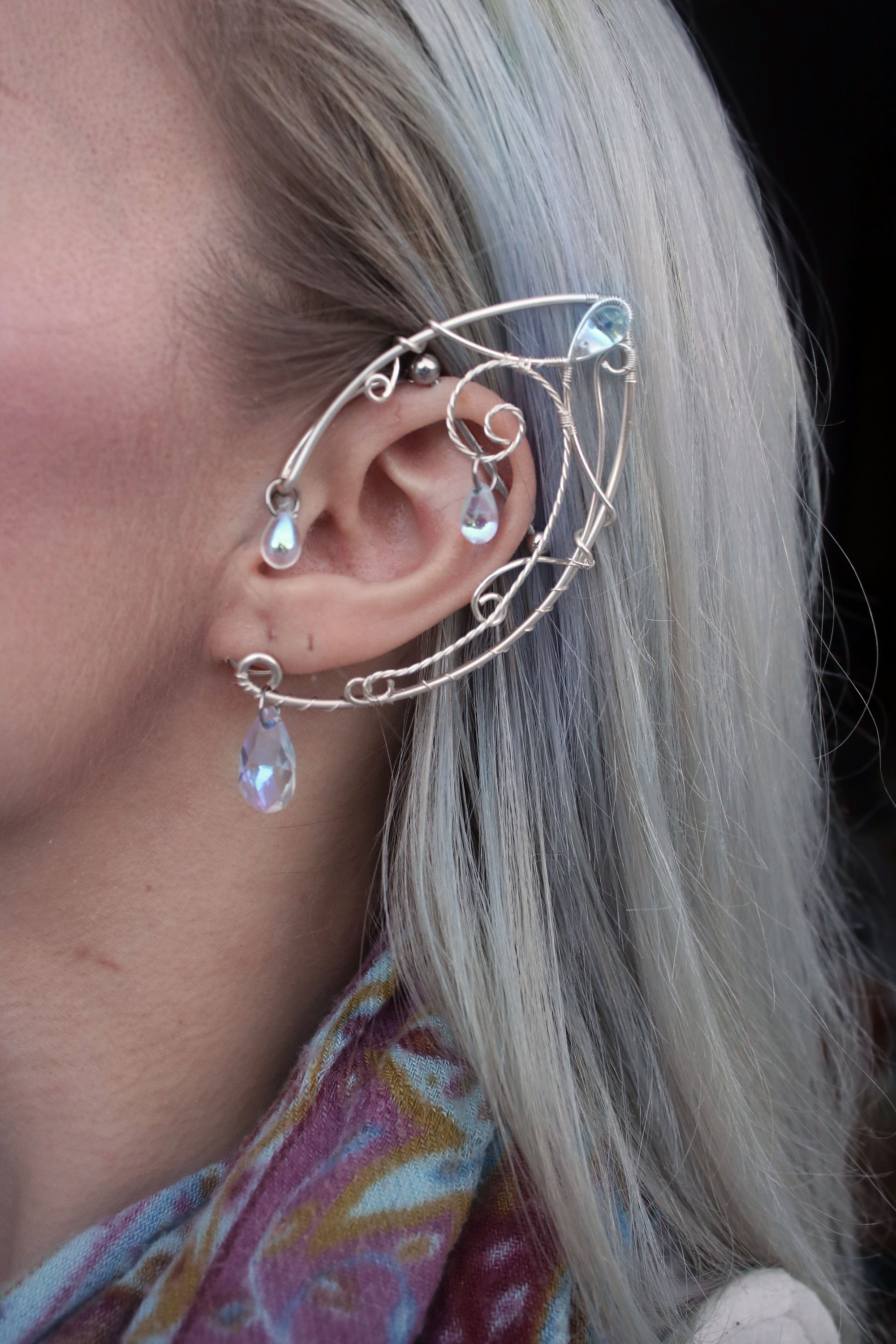 Elf ear cuff elven ear cuffs ear cuff no piercing fairy | Etsy