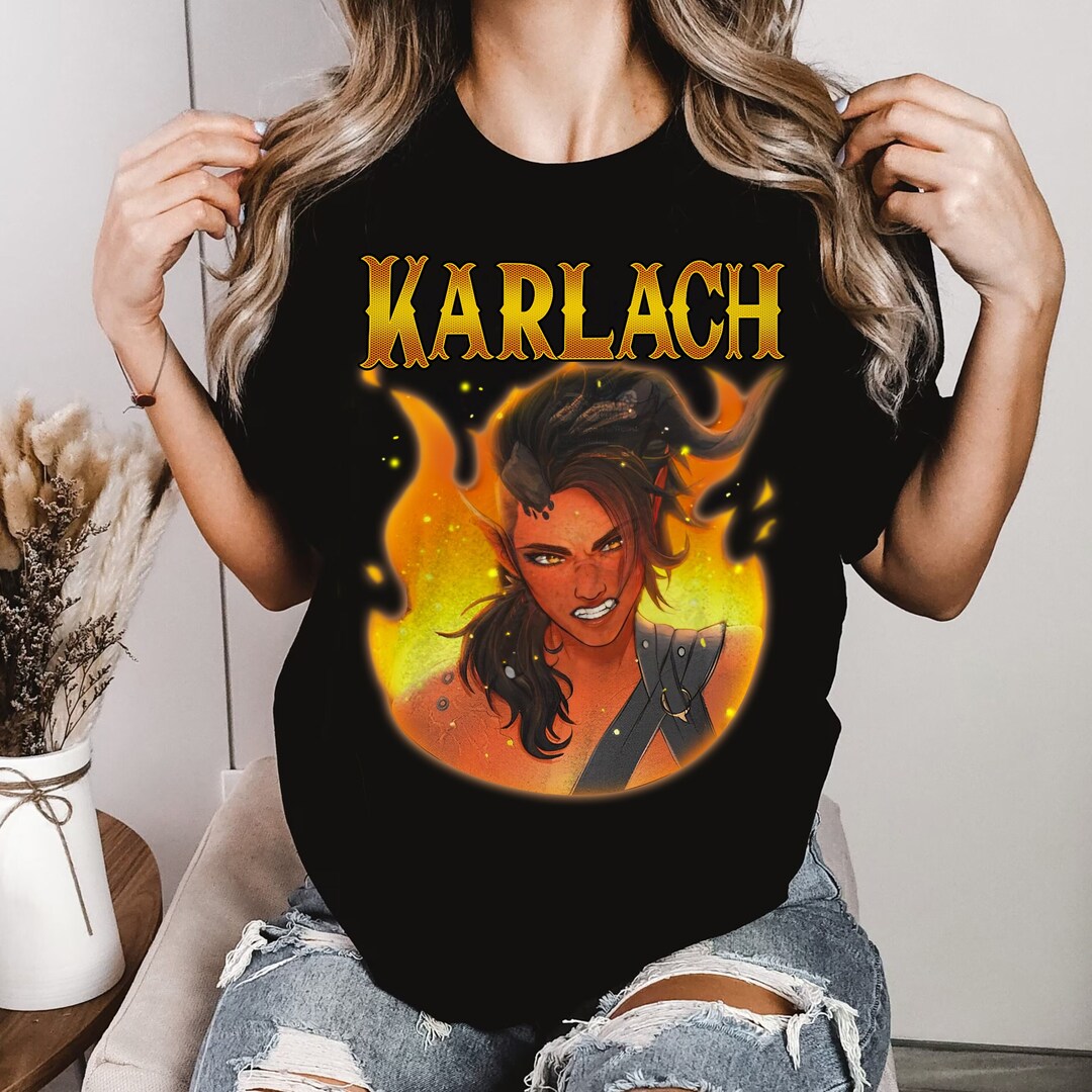 Karlach Baldur's Gate 3 PNG Shirt for Gamerlaezel - Etsy