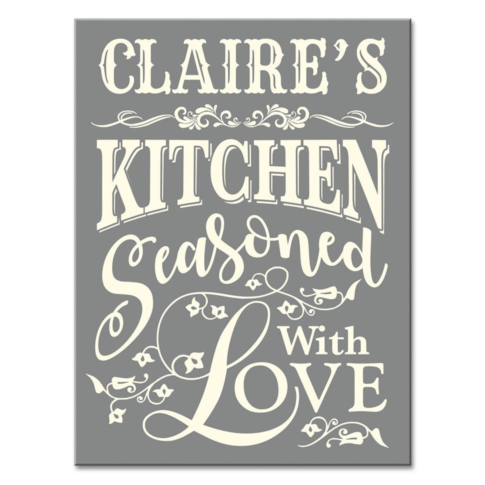 Personalised Kitchen Signs - Etsy