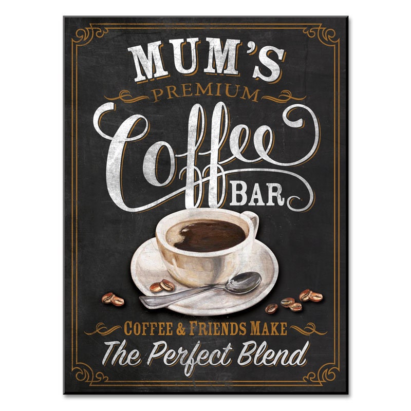 Personalised Coffee Bar Sign/plaque | Etsy