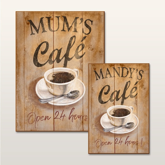 Personalised Cafe Signs - Etsy UK
