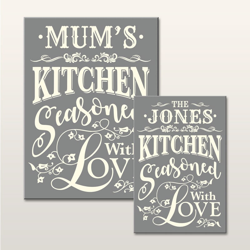 Personalised Kitchen Signs | Etsy
