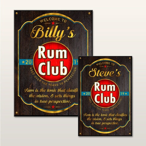 Personalised Bar Signs for Home Bar Pub Signs Man Cave - Etsy