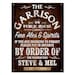 The Garrison Pub Personalised Bar Sign/plaque - Etsy