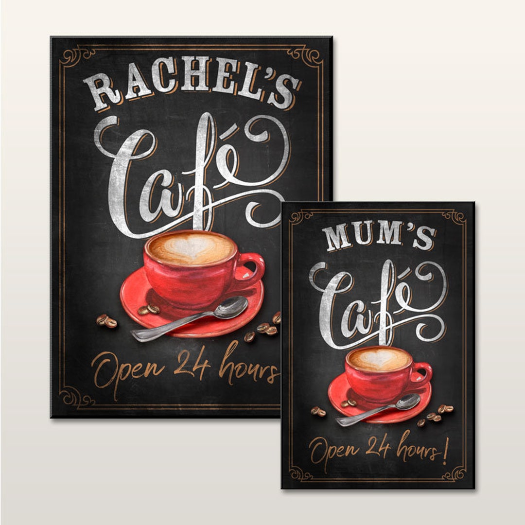 Personalised Cafe & Kitchen Sign/wall Plaque - Etsy