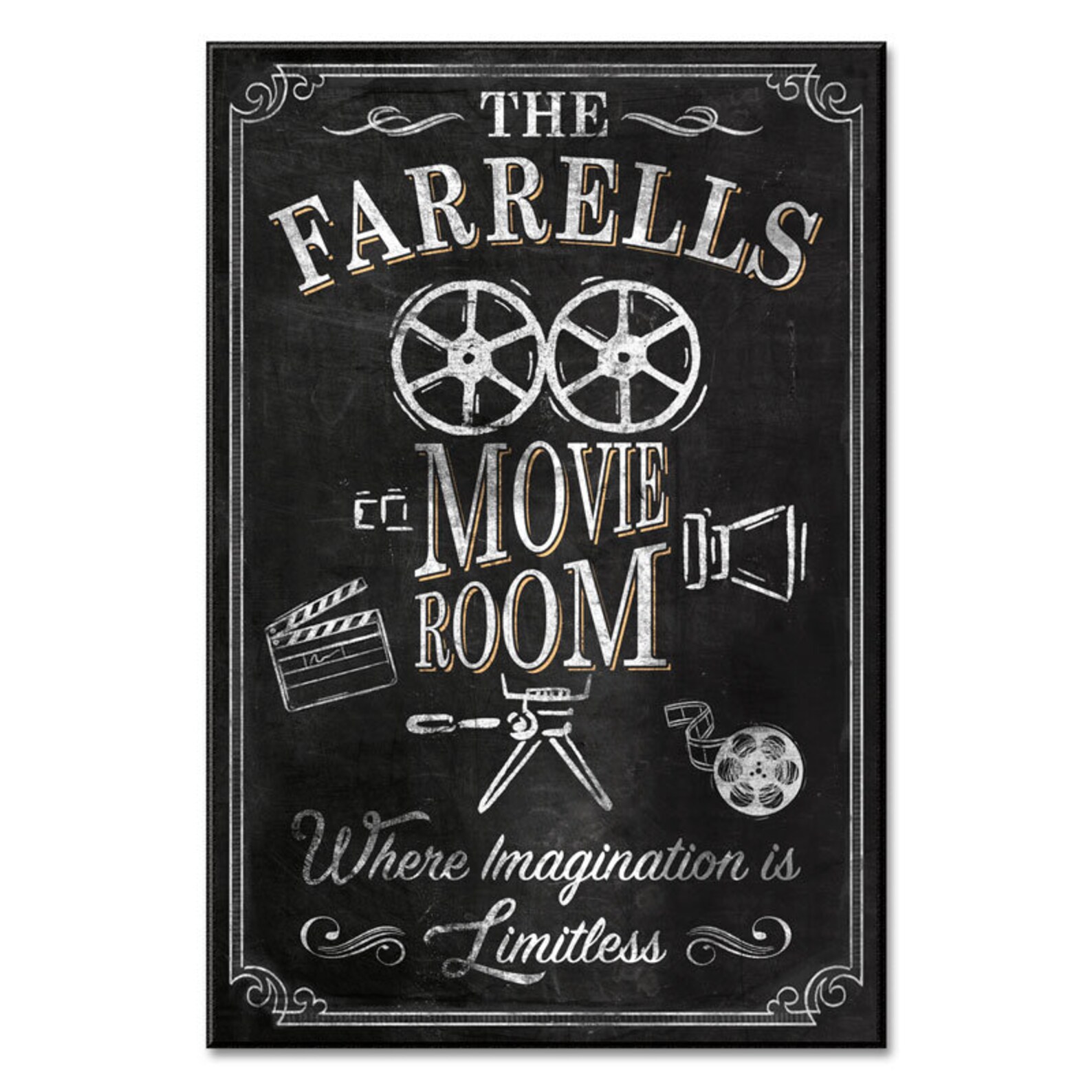 Personalised Home Cinema/movie Room Signs - Etsy