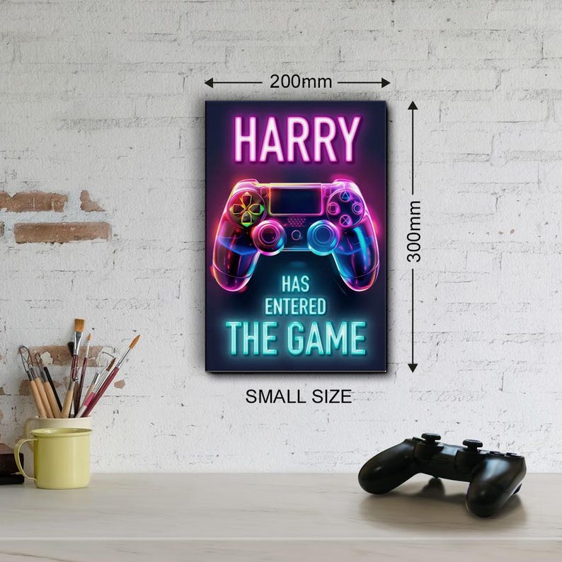 Personalised Gamer Sign/plaque - Etsy