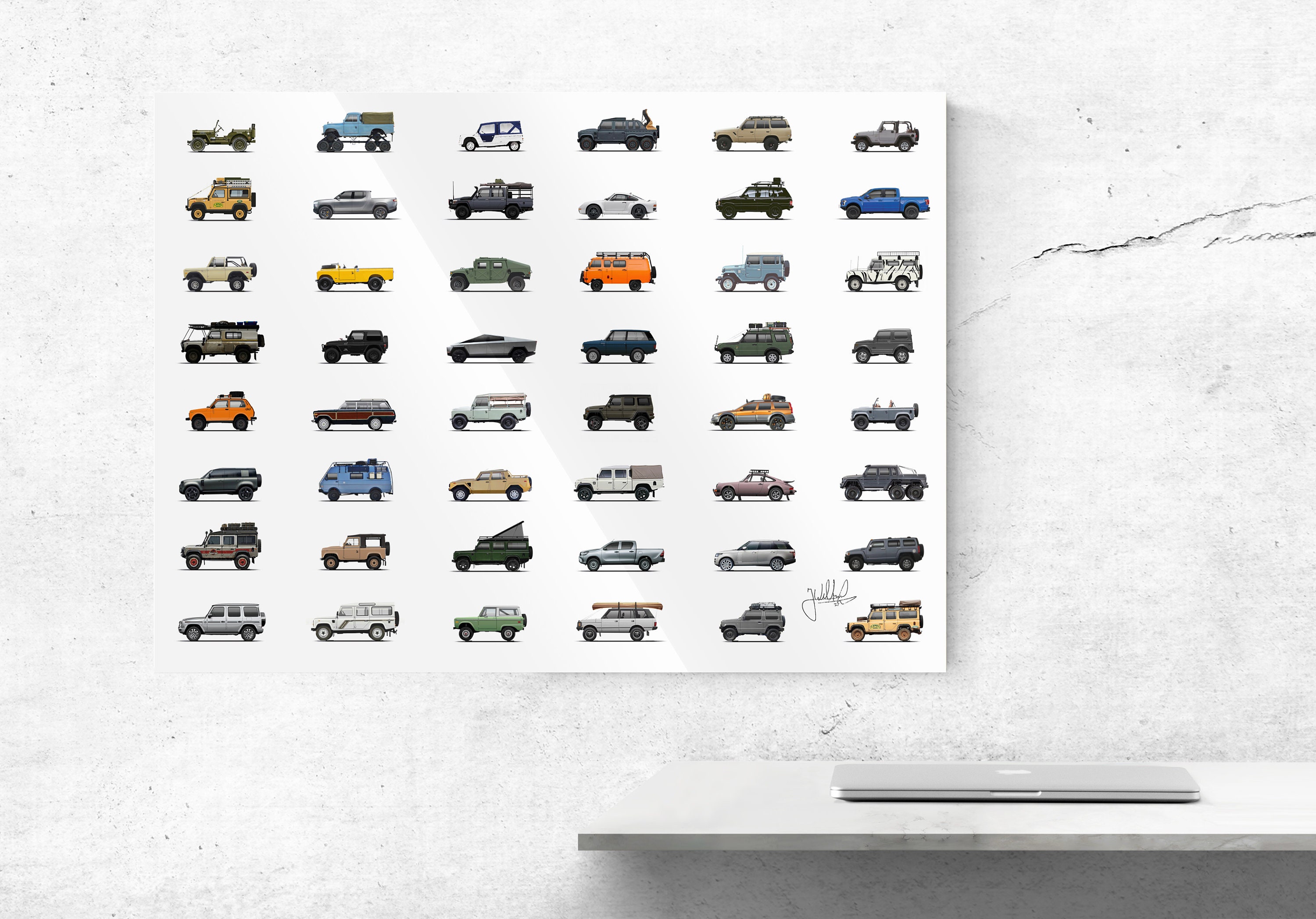 Ultimate 4x4 Offroad Wall Art - Complete Collection of the Most Iconic ...