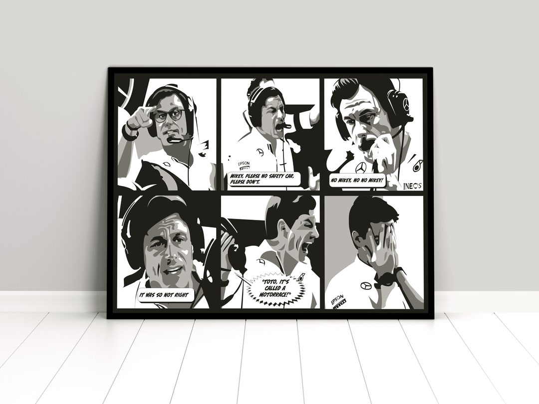 Formula One's Epic 2021 Championship Battle Comic Starring Toto Wolff ...
