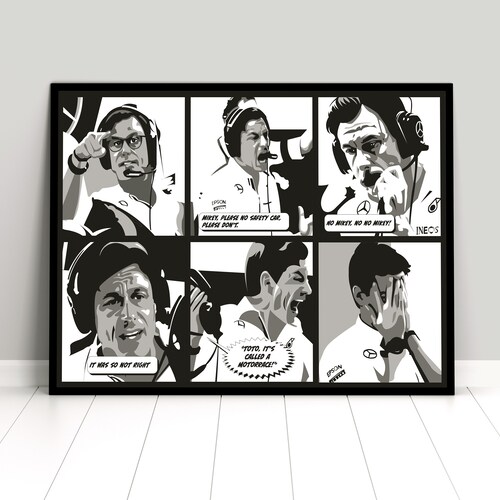 Formula One's Epic 2021 Championship Battle Comic Starring - Etsy