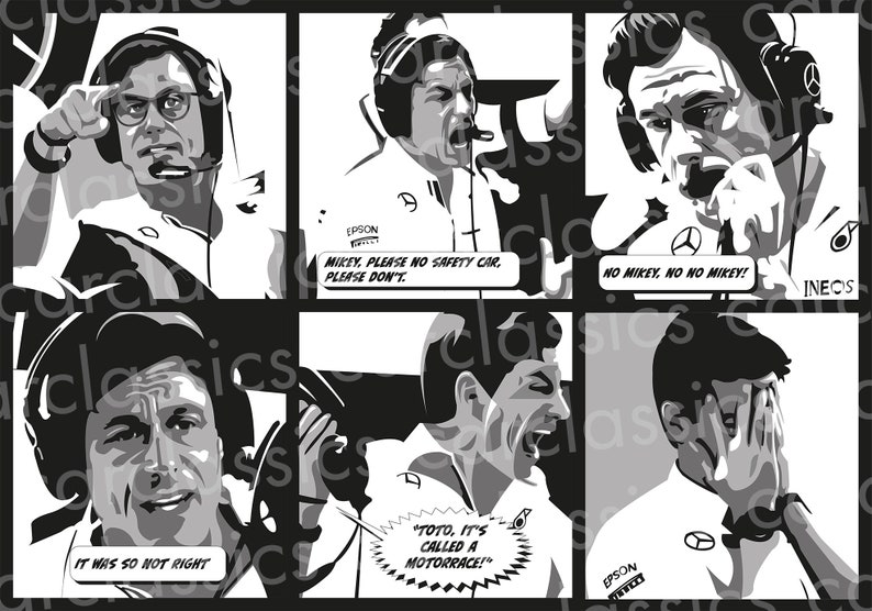 Formula One's Epic 2021 Championship Battle Comic Starring Toto Wolff ...