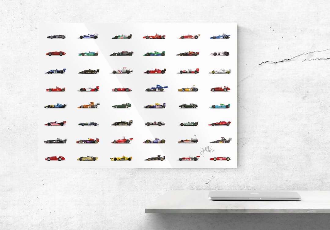 Formula One Acrylic Wall Art - Ultimate Collection of the All Time ...