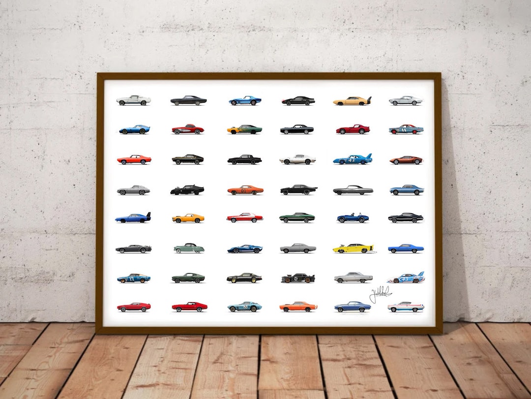 NEW!! Ultimate Muscle Car Poster Print by Carclassics - Ultimate Art ...