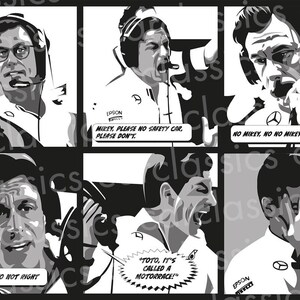 Acrylic Wall Art - Formula One's Epic 2021 Championship Battle Comic ...